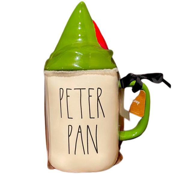 Rae Dunn | Kitchen | Disney Peter Pan Mug With Topper Rae Dunn | Poshmark